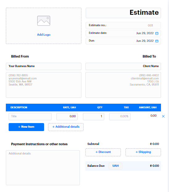 What is a Estimate: Invoice vs Estimate | Saldoinvoice